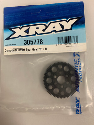 Xray COMPOSITE OFFSET SPUR GEAR 78T / 48 dp T4 1/10 305778 1223 | eBay