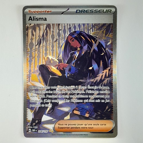 Carte ALISMA 226/197 Pokémon Flammes Obsidiennes EV03 FR (134) | eBay