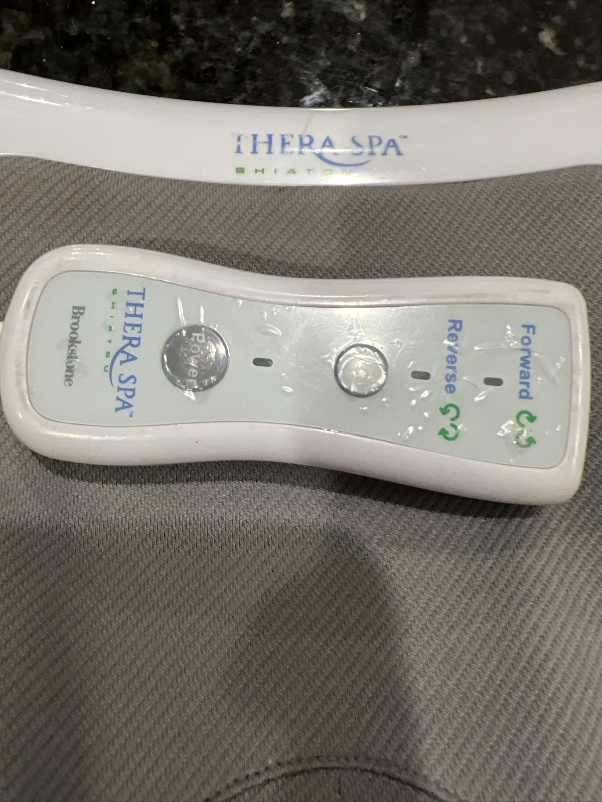 Brookstone Thera Spa Shiatsu Head Neck Back Leg Massager With Remote ...