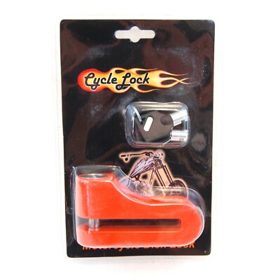 Cycle Lock Motorcycle Security Brake Rotor Lock Anti-Theft Universal ...