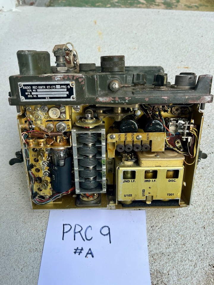 Military PRC-9 radio (WHOLE) #A | eBay