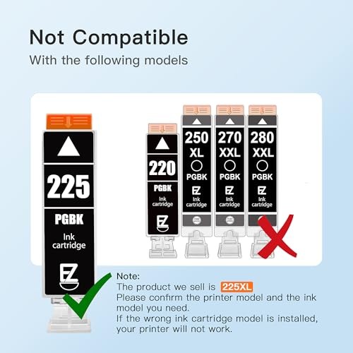 3PK CLI226 226 Gray Ink Cartridge for Canon MG6120 MG6220 MG8120 MG8220 ...