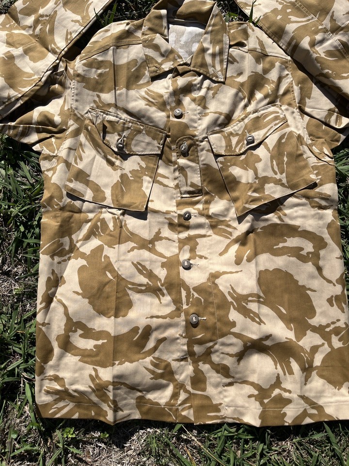 British Military Surplus Tropical Desert Combat Jacket Size XLarge ...
