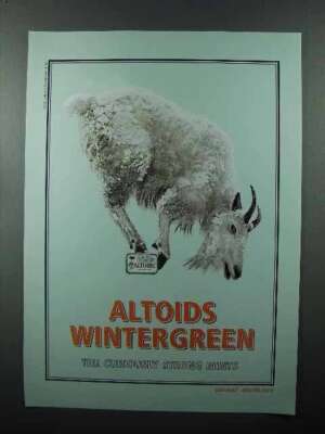 2004 Altoids Wintergreen Mints Ad - Curiously Strong | eBay