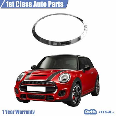 Left Driver Side Chrome Headlight Trim Ring For 2014-2019 Mini Cooper ...