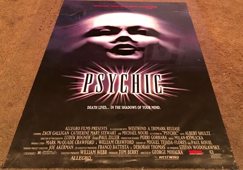 Psychic Movie Poster Zach Galligan Video Promo Poster 1991 | eBay
