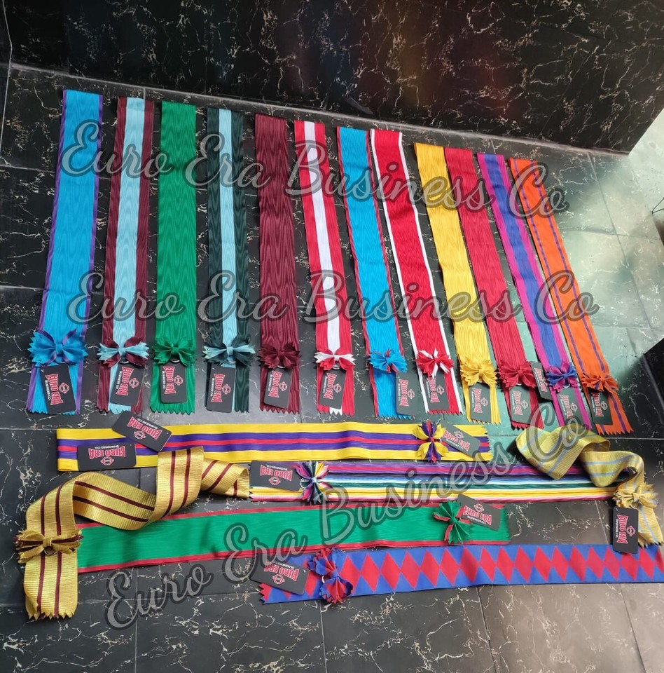New Ceremonial Grand Cross Sash Set of 18 | eBay