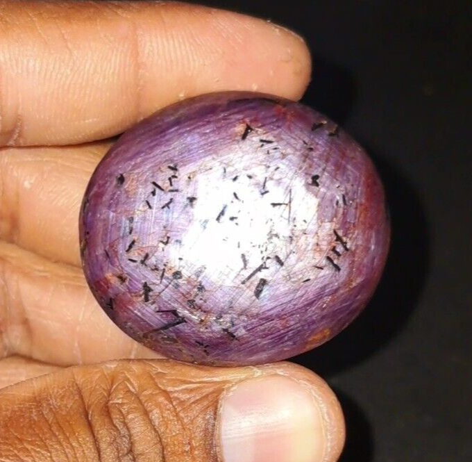 STAR RUBY RARE NATURAL VIOLET OVAL 284.05 Ct LOOSE GEMSTONE CABOCHON | eBay