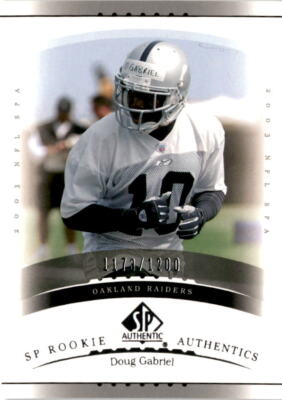 2003 SP Authentic #185 Doug Gabriel /1200 | eBay