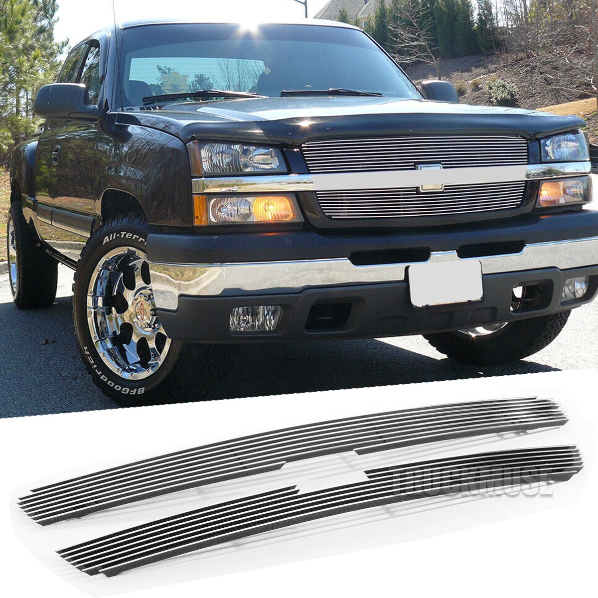 2004 Chevy Silverado Grill 2004 Chevrolet Silverado 2500 HD 20x12