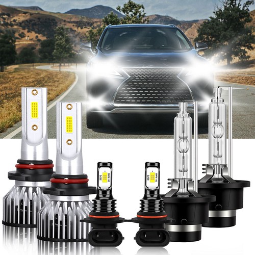 For Lexus RX300 2001-2003 Combo LED HID Headlight Hi Lo Fog Light Bulb ...