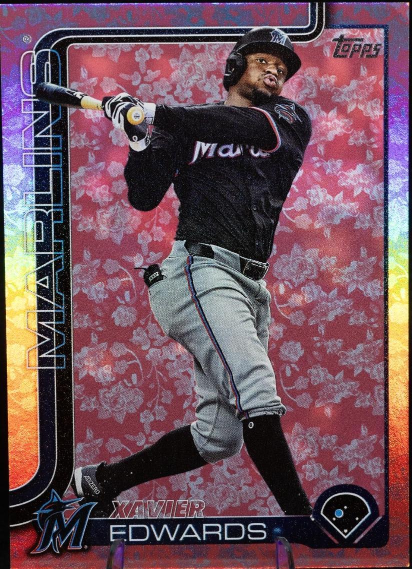 2025 Topps Series 1 - Xavier Edwards #258 Flowers /50 for sale online ...
