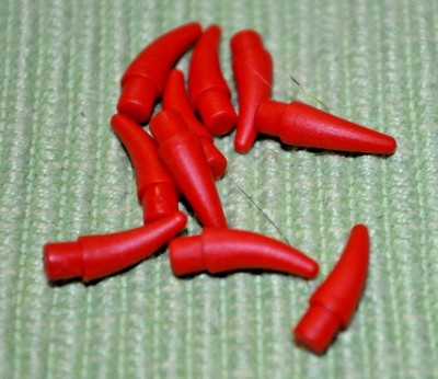 (10) 1x1 Red Small Animal Tooth / Teeth Insert Bricks ~ New Lego Parts ...