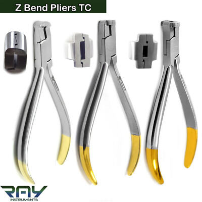 Step Pliers Orthodontic Z Bend Detailing Arch-wire Bending Pliers 0.50 ...