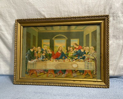 Posters, Prints & Pictures - Antique Last Supper