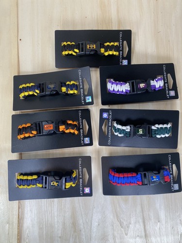 NCAA College University You Pick the Team! Paracord Bracelet NEW Free ...