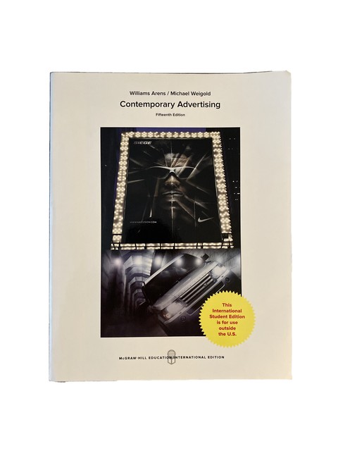 International Edition Contemporary Advertising 15e by William F. Arens ...