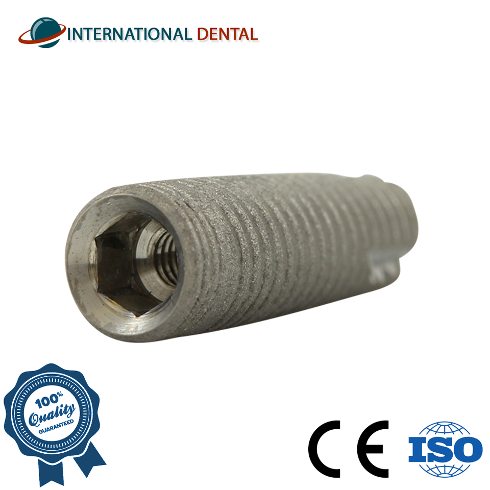 GDT Dental Cylindrical Fixture Titanium SLA Int Hex 2.42mm Connection ...