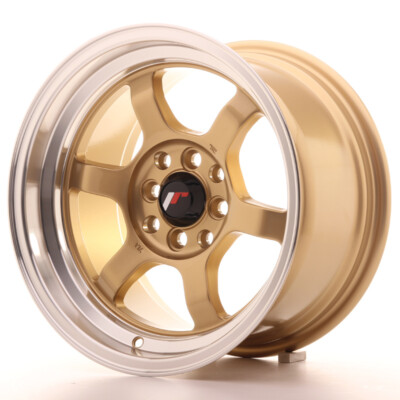 Japan Racing JR12 Alloy Wheel 15x8.5 - 4x114.3 / 4x100 - ET13 - Gold ...