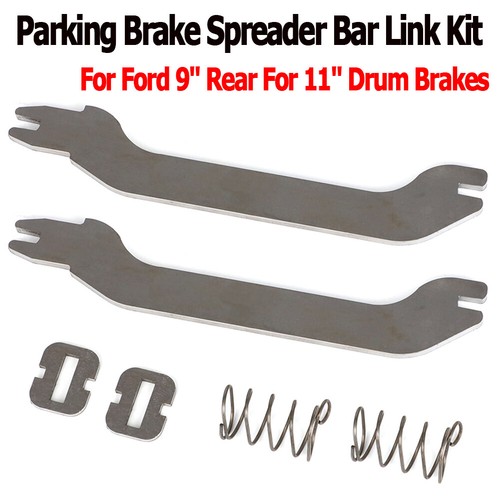 For Ford 9" Rear 11" Drum Brakes Parking Brake Spreader Bar / Link Kit ...