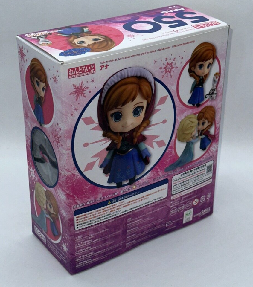 ANNA 'FROZEN' Nendoroid No. 550 GOOD SMILE COMPANY - BOXED - AUSSIE ...