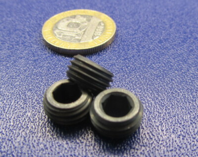 Black Oxide Hollow Jam Set Screws, 7/16"-20 x 7/32" Height, 20 Pieces ...