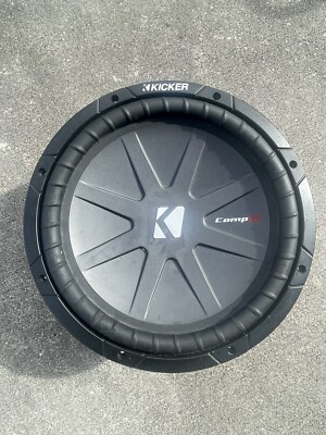 KICKER CompR Dvc 12 inch 500W Rms 1000w Peak Car Subwoofer For Parts ...