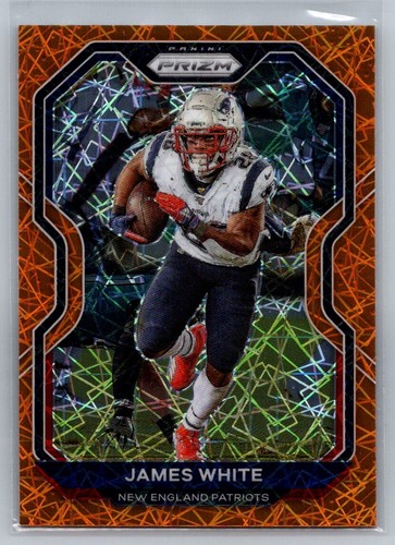 2020 Panini Prizm #21 James White Prizm Lazer | eBay