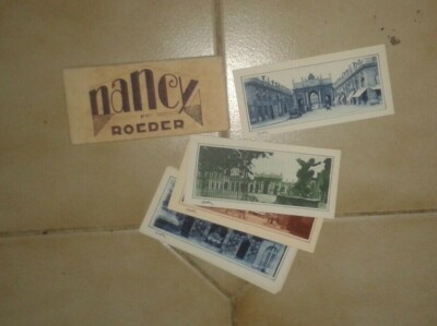 Nancy par Roeder. 12 vues 14,1 x 6,5 cm. | eBay