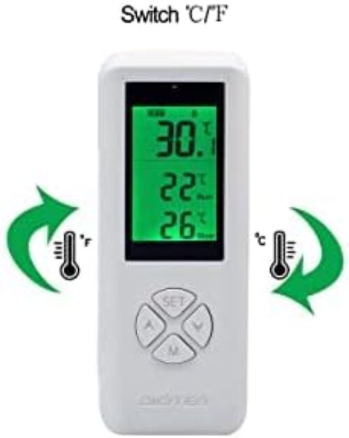 Compact Wireless Thermostat with Remote Control - Ideal for Home and ...