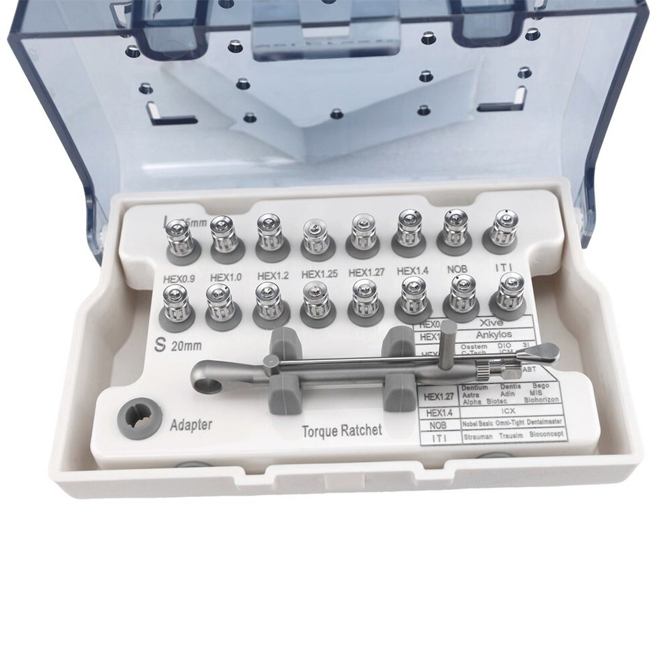 Dental Implant Instrument Tools Prosthetic Restoration Hand Driver Kit ...
