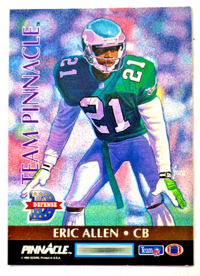 1992 Pinnacle Team Pinnacle Eric Allen Michael Irvin #6 HOF | eBay