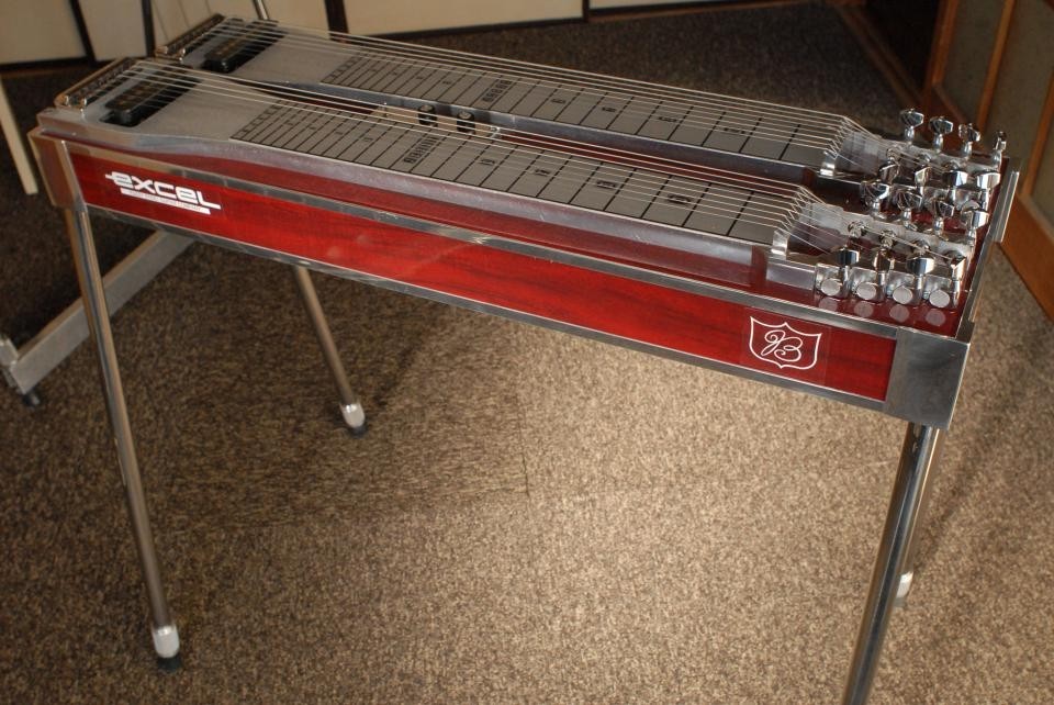 EXCEL FUZZY LAP STEEL GUITAR JERRY BYRD DOUBLE NECK 8 STRING | eBay UK