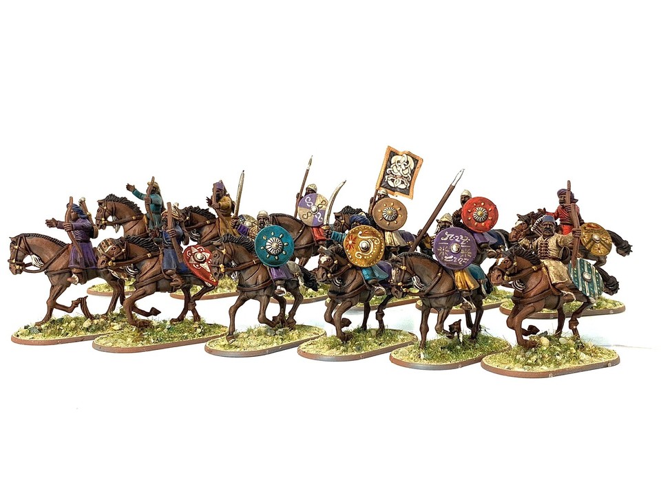 MEDIEVAL ARAB/SARACEN CAVALRY 12 28mm painted historical DARK AGE SAGA ...
