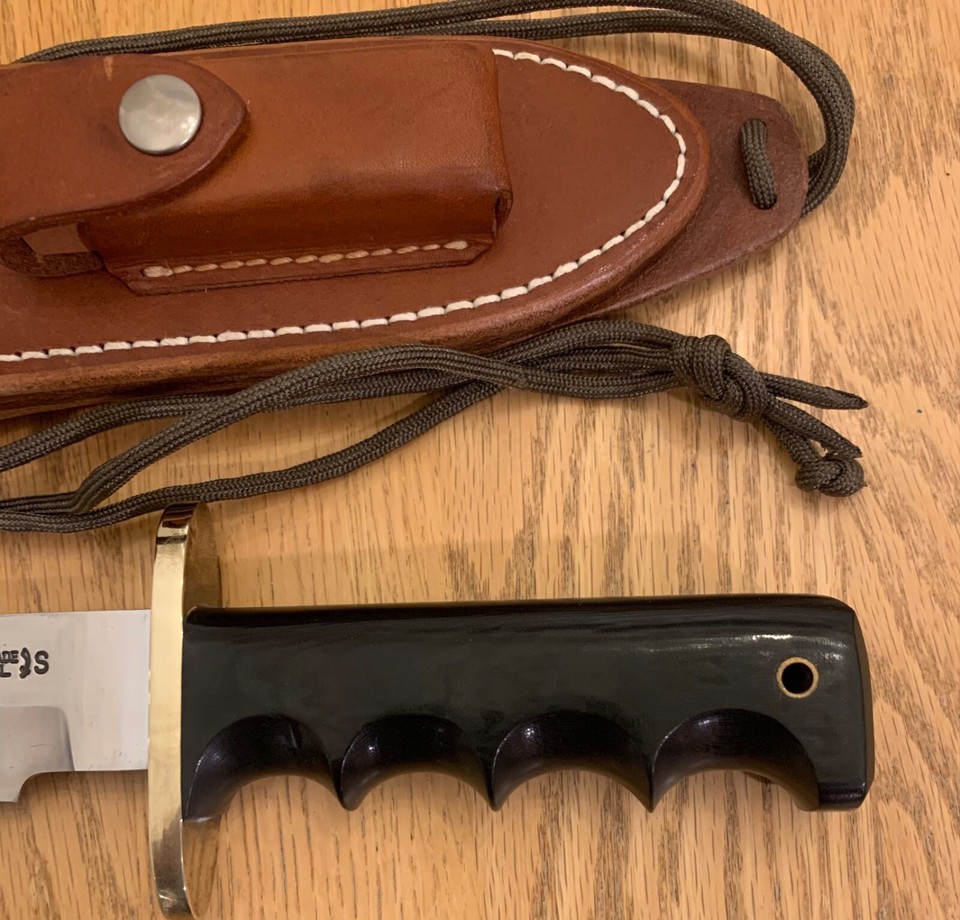 RARE RANDALL NON CATALOG SAWBACK SS KNIFE W/ SHEATH NEVER USED BRT | eBay