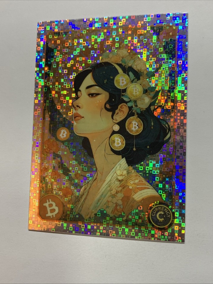 Bitcoin Girl #40 Matrix Holo Foil Cardsmiths Currency Series 3 Card ...