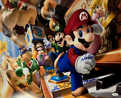 Charles Martinet Signed Photo Super Mario Luigi Nintendo Autograph JSA ...