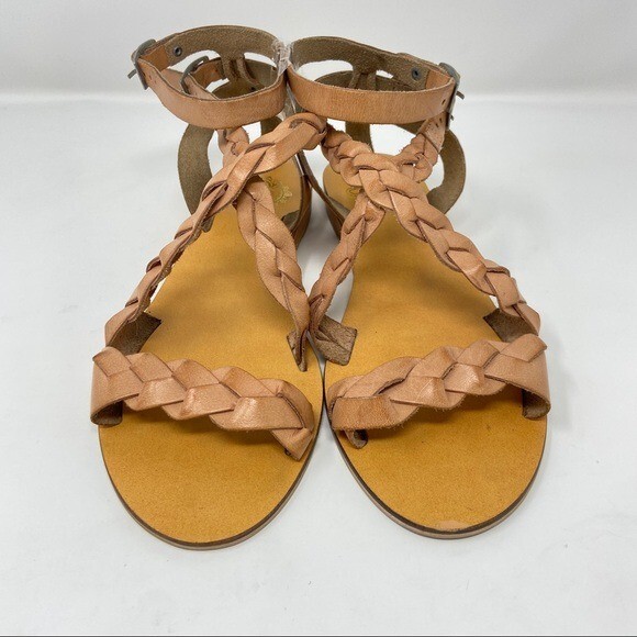 ECOTE Braided Strappy Leather Sandal | eBay