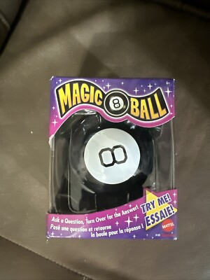 MAGIC 8 BALL Fortune Teller Novelty Eight Ball - Mattel Games Toy NEW ...