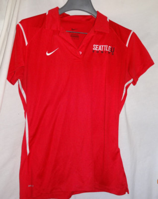 Seattle University RedHawks SU Rowing Nike Dri Fit Shirt Womens Sz L | eBay