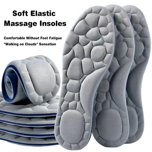 Super Soft Shock Absorption Shoe Pads Elastic Insoles for Women & Men ...