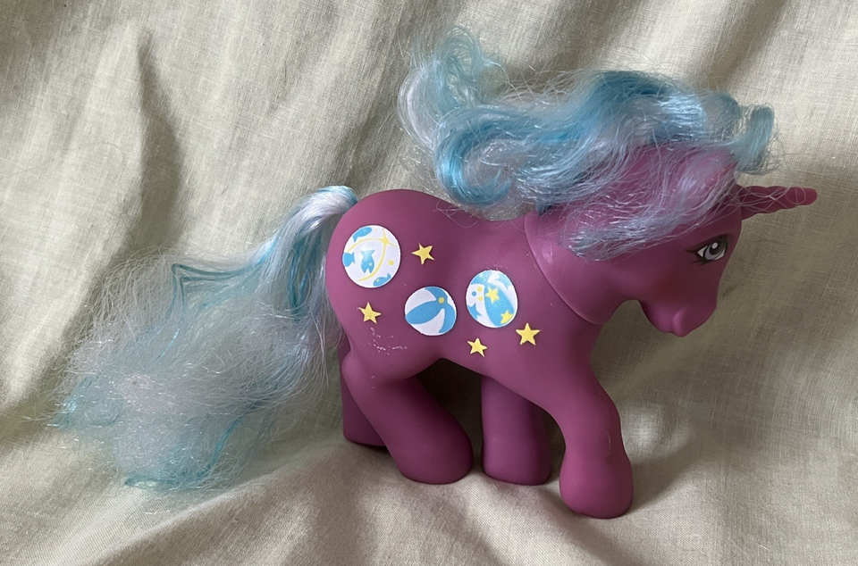 4 G1 1985 My Little Pony Ponies - 2 Twinkle Eye Fizzy, Rockin' Beat ...