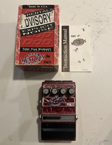 Vintage DOD Meat Box FX-32 FX32 Bass Octaver Guitar Effects FX Pedal w ...
