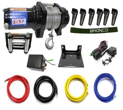Bronco ATV Generation I Winch 2500 Lb. with Steel Cable | eBay