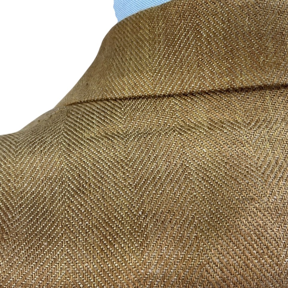 S 40R J Rigging New River Golden Brown Herringbone Suit Jacket Sport ...