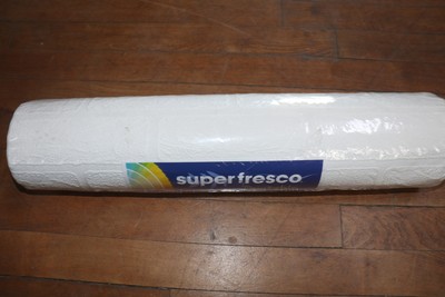Super Fresco Heavy Stipple Textured Paintable Removable Wallpaper White ...