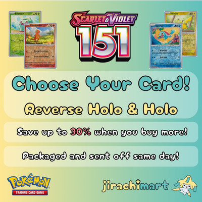 Pokemon 151 - Reverse Holo & Holos! - Choose Your Card! - Pokemon TCG ...