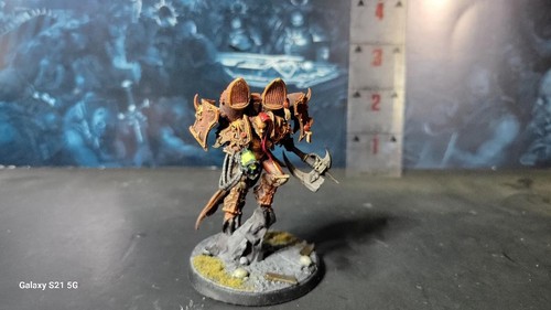 for Warhammer 40K Chaos Champion with Jump Pack Khorne pinup painted ...