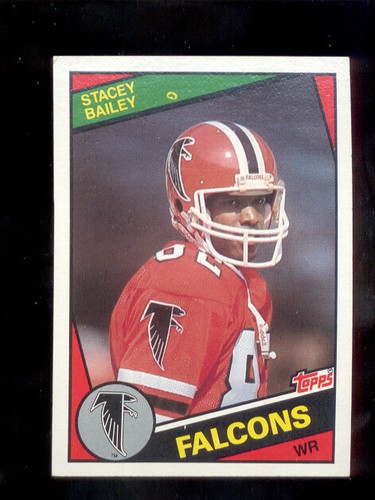 1984 Topps STACEY BAILEY Atlanta Falcons Rookie Card | eBay