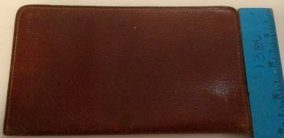 Vintage Genuine Leather Mutual Reminder Notepad With Perforated Sheets ...